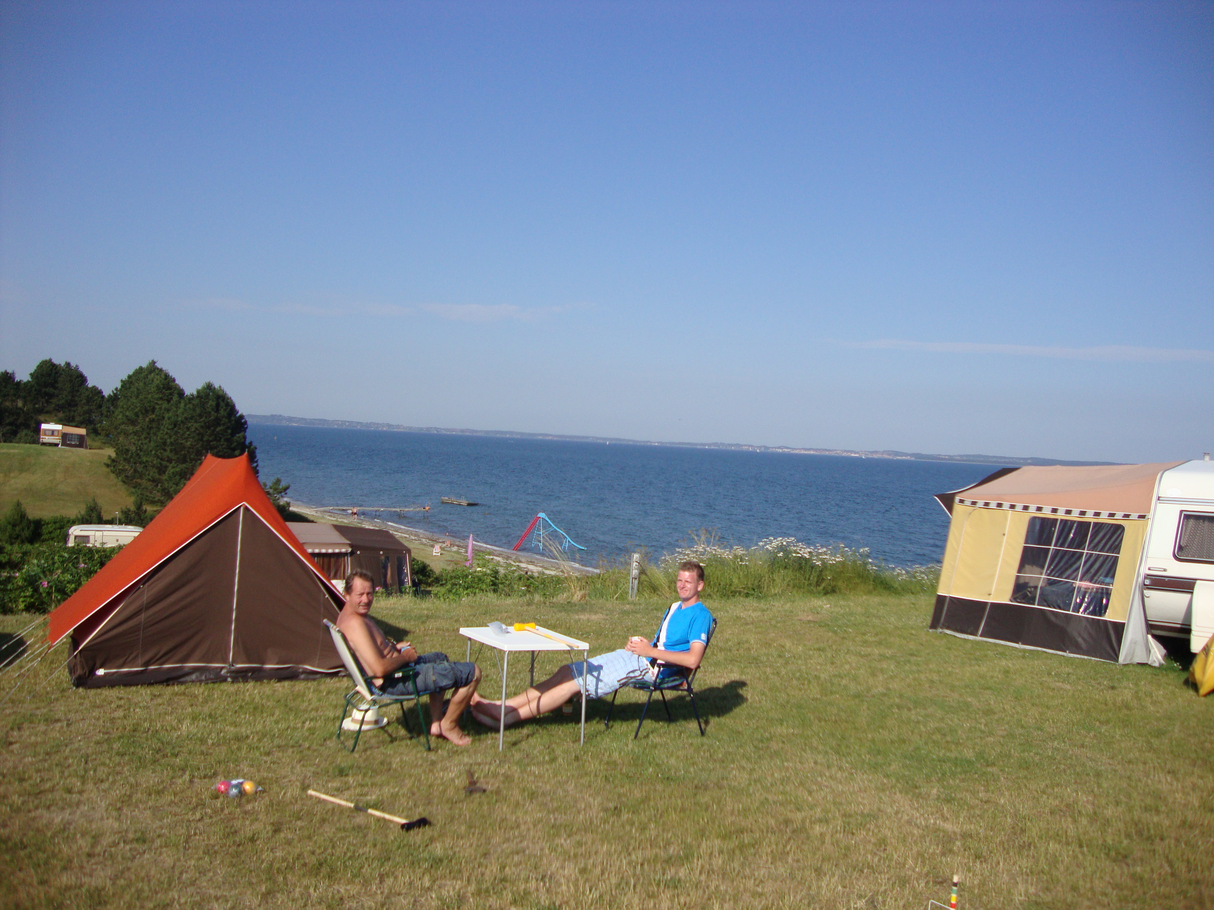 Sølystgaard Strand Camping Nationalpark Mols Bjerge. - DK-Camp